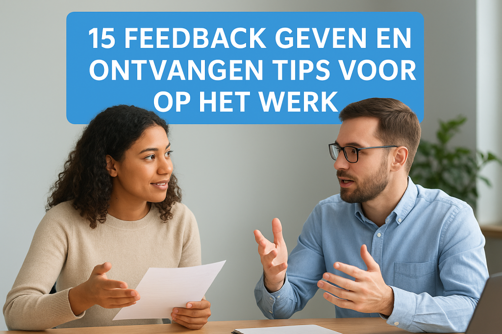 15 feedback geven en ontvangen tips voor op het werk - Bogaers ...